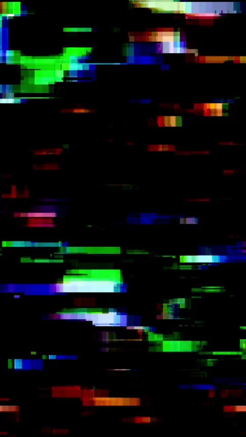 Video with a square glitch effect. Verti... | Stock Video | Pond5