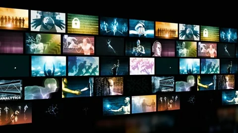 Media Wall Stock Footage ~ Royalty Free Stock Videos | Pond5