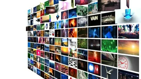 Video Wall Media Streaming | Stock Video | Pond5