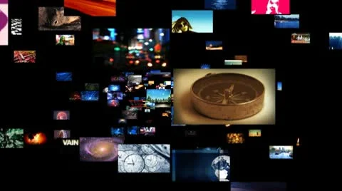 Video Wall Media Streaming (HD) | Stock Video | Pond5