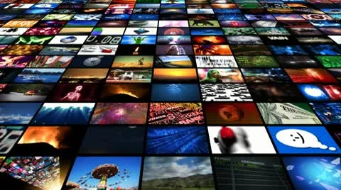 Video Wall Media Streaming (HD) | Stock Video | Pond5