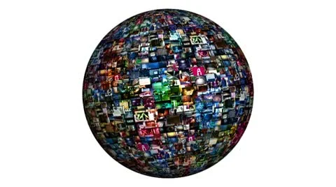 Globe Video Wall Stock Video Footage | Royalty Free Globe Video Wall ...