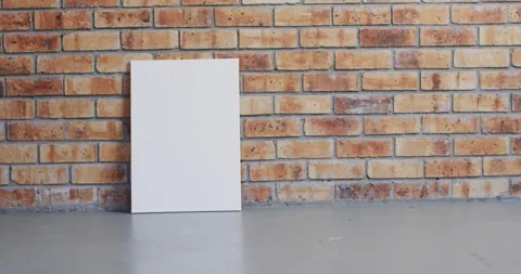 Video of white canvas sign with copy spa... | Stock Video | Pond5