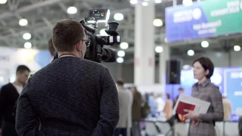 Filming An Interview Stock Footage ~ Royalty Free Stock Videos | Pond5