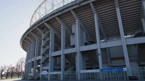 Vienna Ernst Happel stadium outside view | Stock Video | Pond5