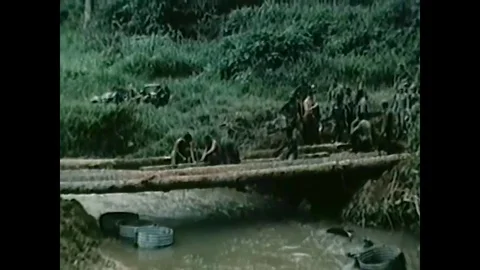Vietnam War – 1965 – U.S. Soldiers b... | Stock Video | Pond5