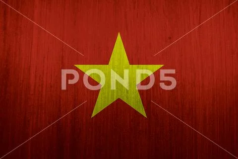 Vietnamese flag texture as a background ~ Premium Photo #224217569