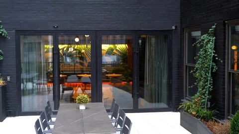 View of a 7th Floor Office Patio in New ... | Stock Video | Pond5