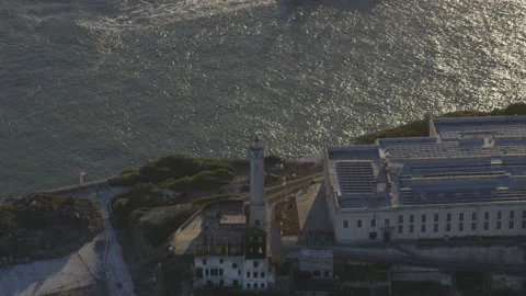View From Above of Alcatraz: the Prison ... | Stock Video | Pond5