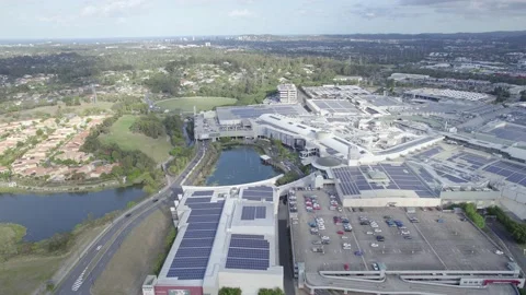 View From Above Of Iconic Robina Town Ce... | Stock Video | Pond5