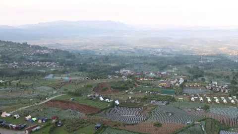 View of area on a mountain slope used fo... | Stock Video | Pond5