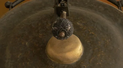 View of an automatic gong ringing in Ven... | Stock Video | Pond5