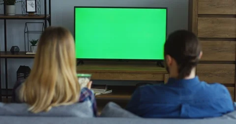 View from the back on the couple watchin... | Stock Video | Pond5