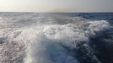 View of the back of a ship, showcasing t... | Stock Video | Pond5