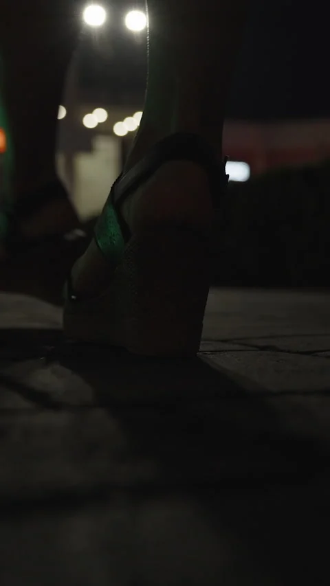 View from Below of a Woman's Legs in a S... | Stock Video | Pond5