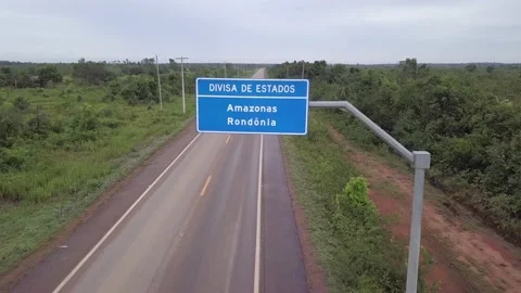 View of BR 319 road in the amazon rainfo... | Stock Video | Pond5