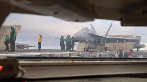 View from Bubble as catapult slides towa... | Stock Video | Pond5