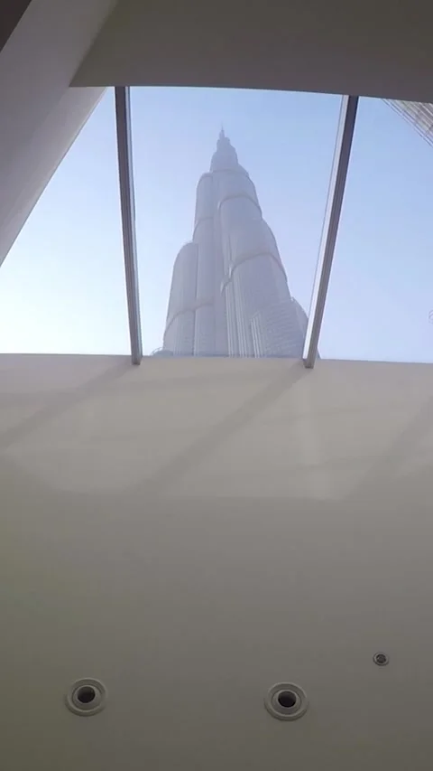 Burj Khalifa Window Stock Footage ~ Royalty Free Stock Videos | Pond5