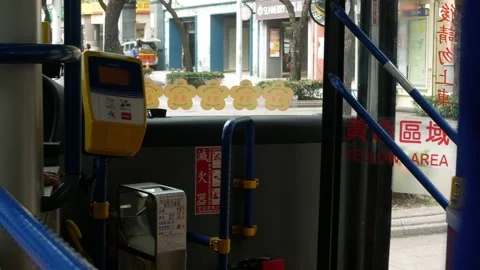 view to the contactless payment touch pa... | Stock Video | Pond5