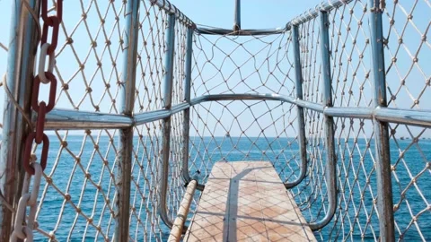 View from Cruising Boat from Front Side ... | Stock Video | Pond5