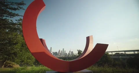 View of downtown Houston from Leonel Ca... | Stock Video | Pond5