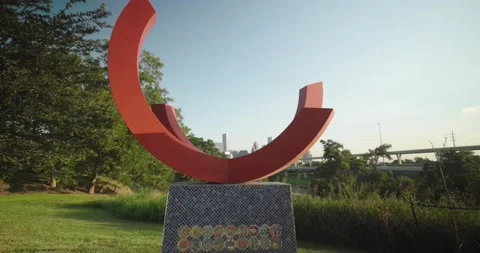 View of downtown Houston from Leonel Ca... | Stock Video | Pond5