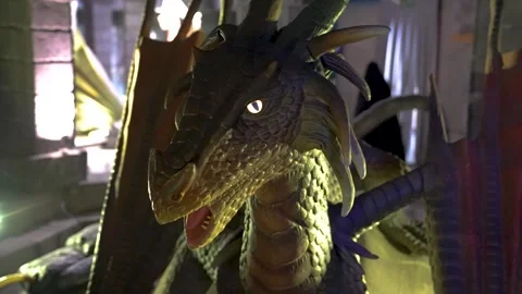 A view of the dragon in Jurassic Park | Stock Video | Pond5
