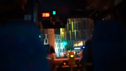 Bus Night Window Stock Footage ~ Royalty Free Stock Videos | Pond5