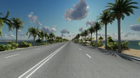 View from the front window of the car, d... | Stock Video | Pond5