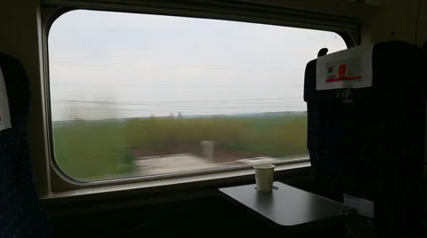 Train From Window Stock Video Footage | Royalty Free Train From Window ...