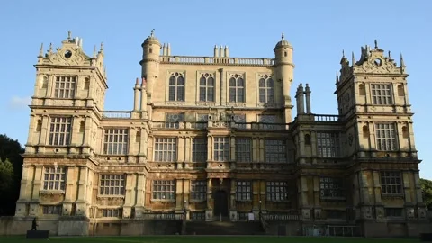 A view of the historic Wollaton Hall at ... | Stock Video | Pond5