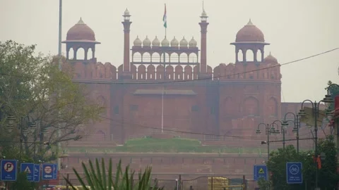 View of the historical fort, building Re... | Stock Video | Pond5