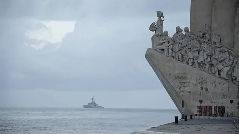 View from HMCS Halifax (FFH 330) as HMCS... | Stock Video | Pond5