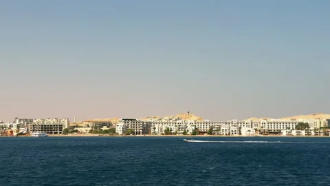 View of the Hurghada city from the Red S... | Stock Video | Pond5