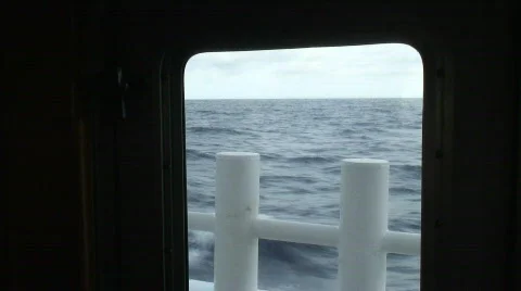 View from inside boat | Stock Video | Pond5