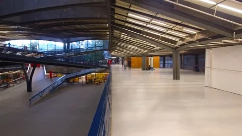 A View of Inside a Building with a Compl... | Stock Video | Pond5