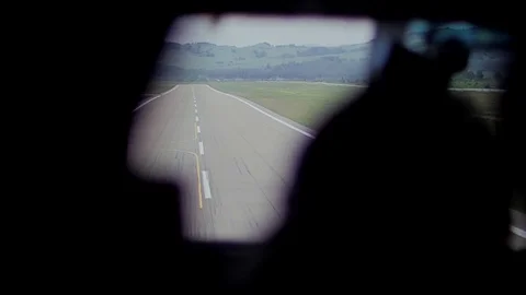 View from inside of helicopter cockpit o... | Stock Video | Pond5