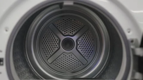 View from inside new washing machine. Sh... | Stock Video | Pond5