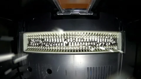 View Inside paper shredder while in acti... | Stock Video | Pond5