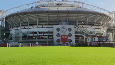 View of The Johan Cruyff Arena, home sta... | Stock Video | Pond5