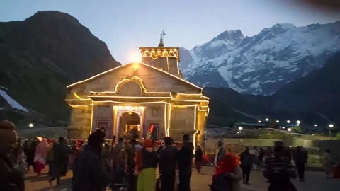 Kedarnath View Stock Footage ~ Royalty Free Stock Videos | Pond5