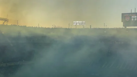 View of La Bombonera Stadium and Boca Ju... | Stock Video | Pond5