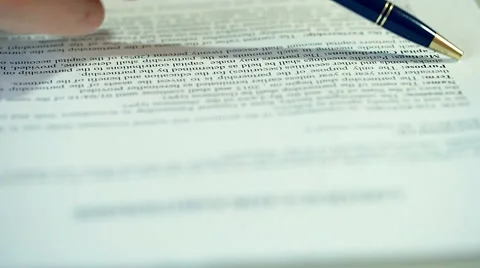 Read The Contract Stock Videos – Royalty-Free HD & 4K Videos | Pond5