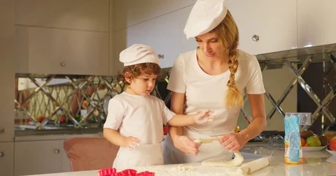 The view of the lovely happy mother teac... | Stock Video | Pond5