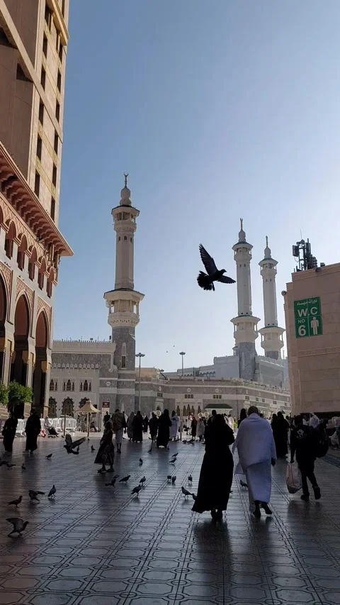 View of the Masjid Al Haram (Al-Haram Mo... | Stock Video | Pond5