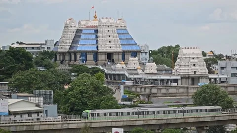 A view of a metro train passing in front... | Stock Video | Pond5