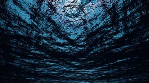 A view up to the ocean surface from deep... | Stock Video | Pond5