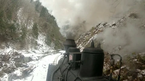View of an old traditional steam engine ... | Stock Video | Pond5