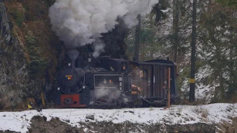 View of an old traditional steam engine ... | Stock Video | Pond5