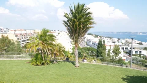 View from Poetry In Poets Park Pyramid | Stock Video | Pond5